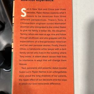 Other | Hardcover Paper Names By Susie Luo | Poshmark